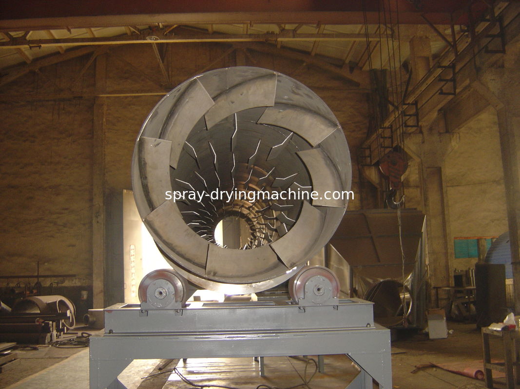 Soda Rotary Barrel Hot Air Dryer Machine Nantural Gas / Coal Heating Method