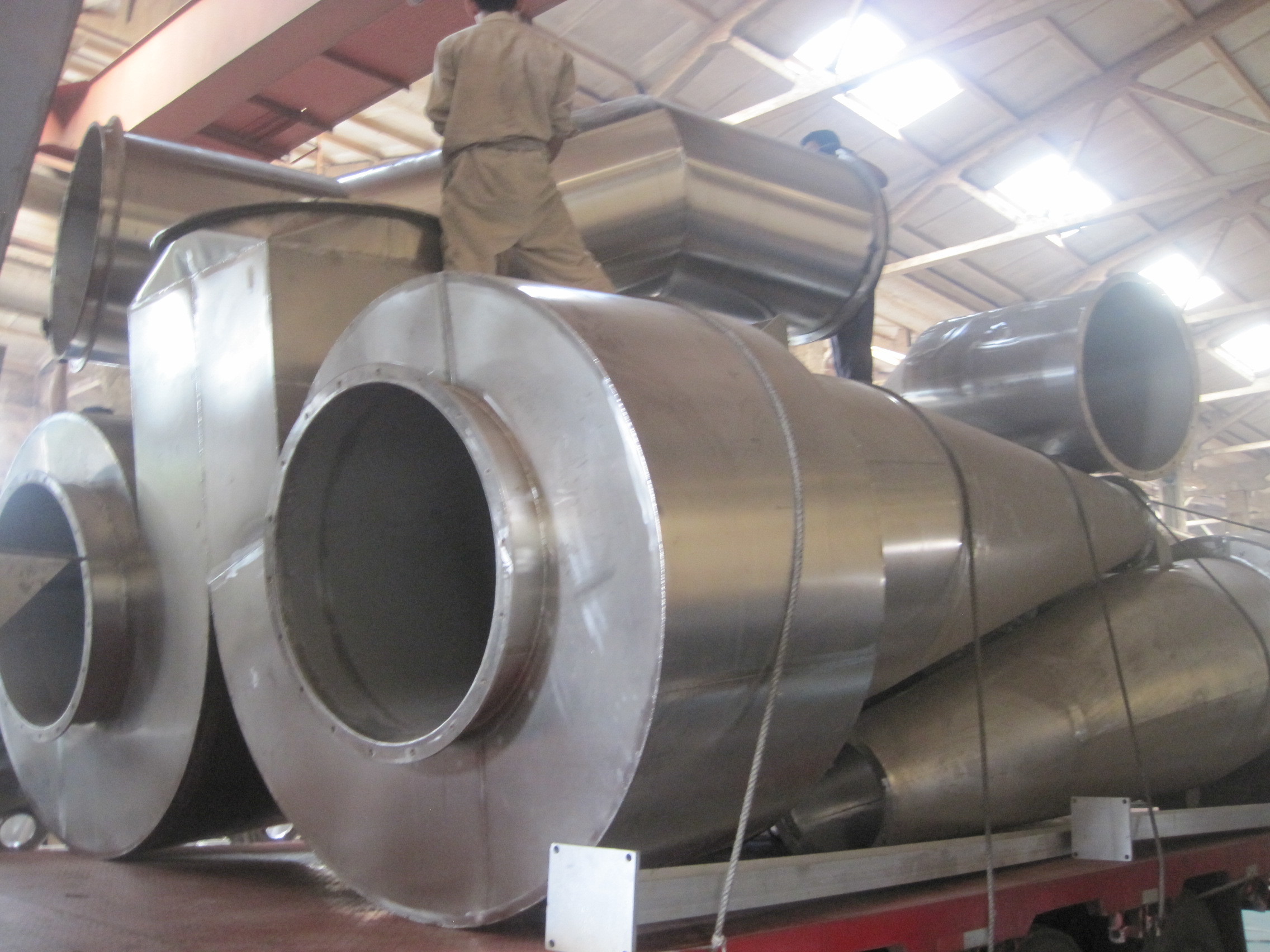 SUS304 Spin Flash Drying Machine For Drying Potato Starch , Capacity 1 ...